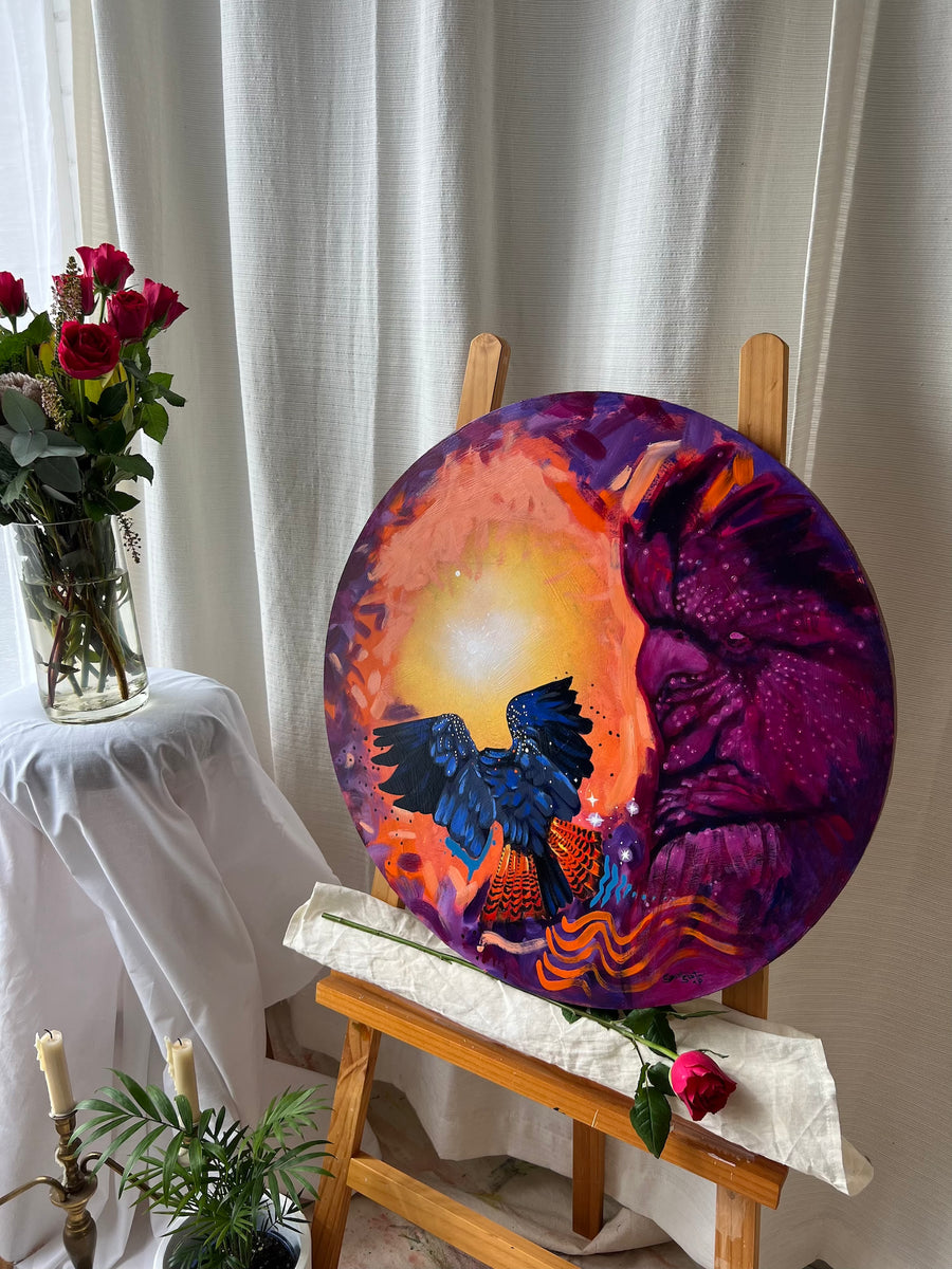 'Chasing the Sun' - Oil Painting – SARAH SLATER